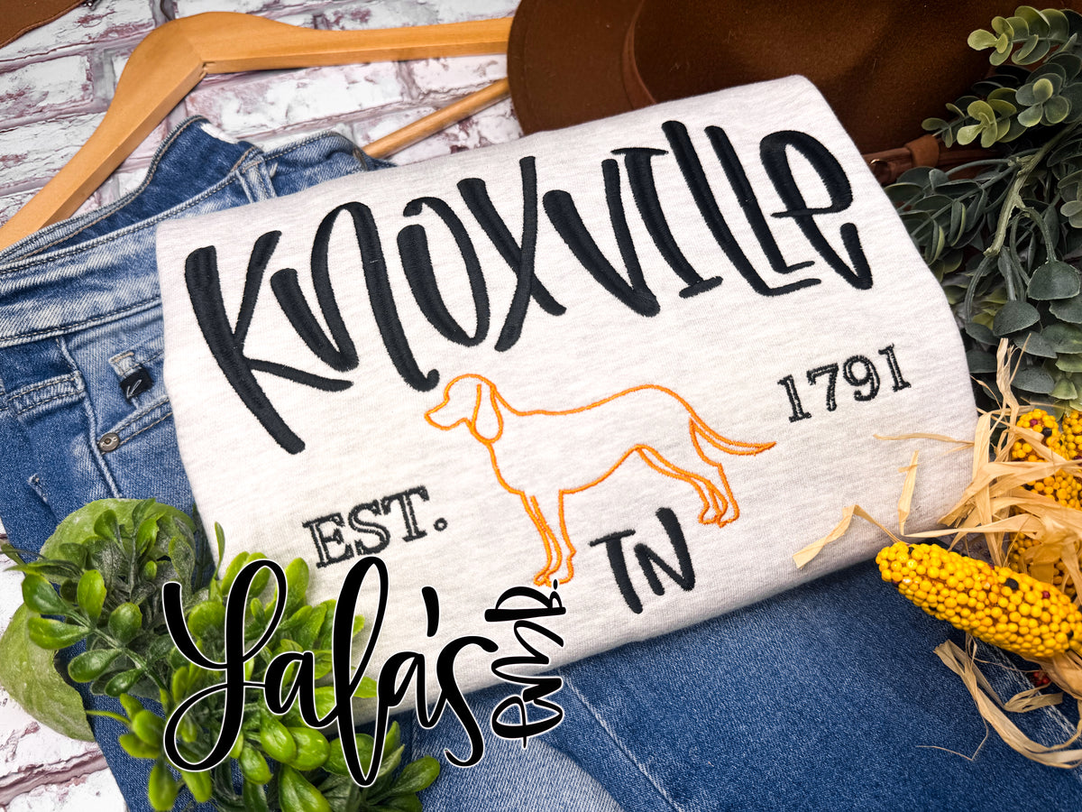 Vintage TN Embroidery Design - Hand Lettered By LaLa's – Lalasembroiderydesigns