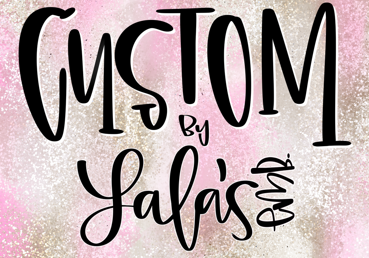 CUSTOM Double Stack word Created by LaLa's – Lalasembroiderydesigns