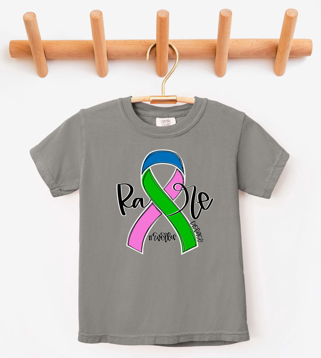 Rare Disease for Everlee Pressed T’s - for Youth – Lalasembroiderydesigns