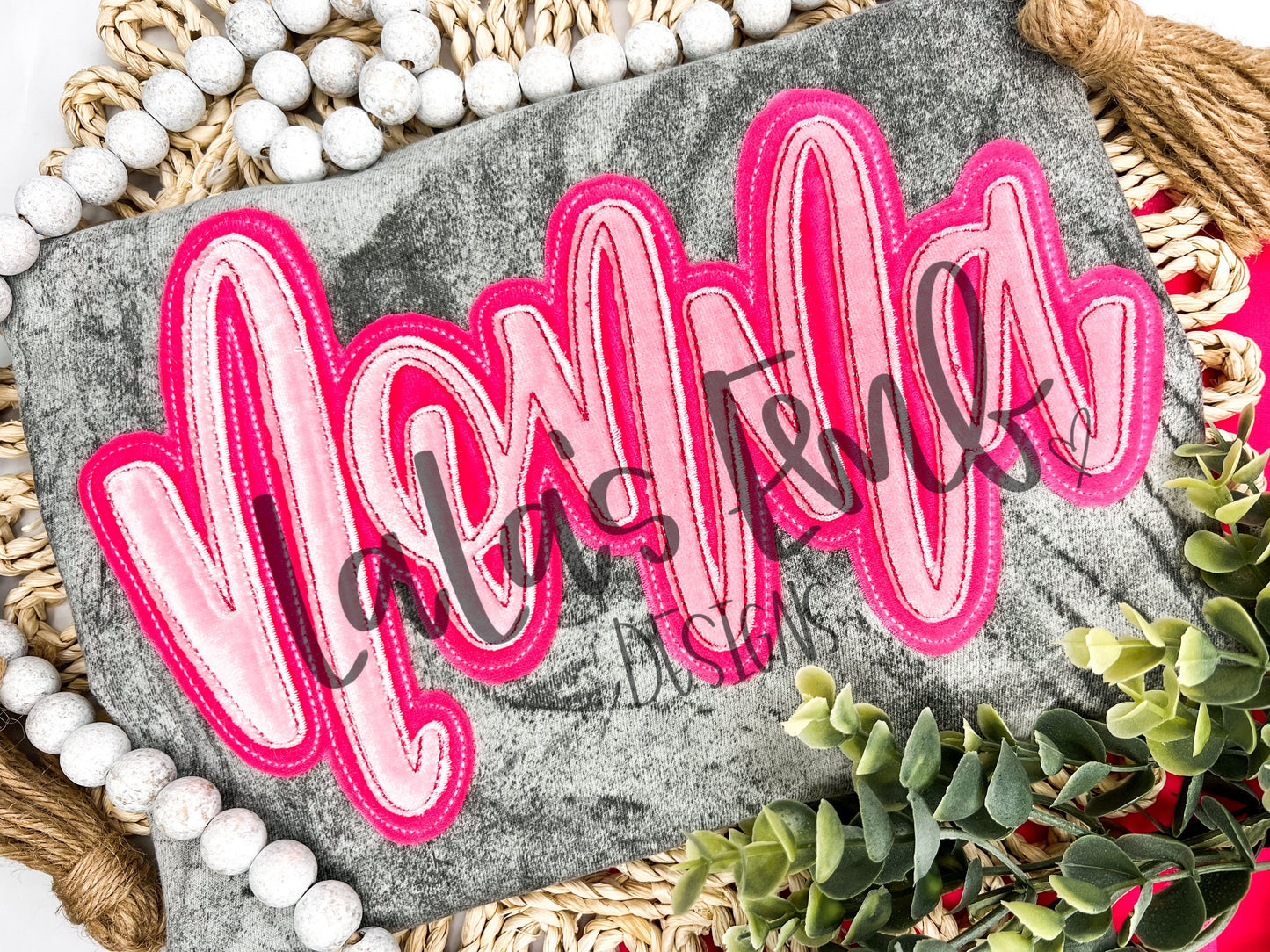 Nonna Double Stack Applique Design – Lalasembroiderydesigns