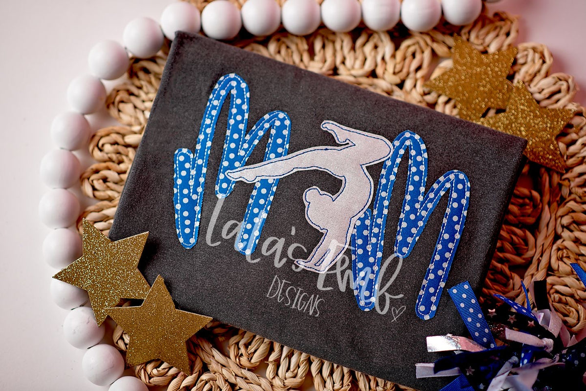 Gym Mom Applique Design – Lalasembroiderydesigns