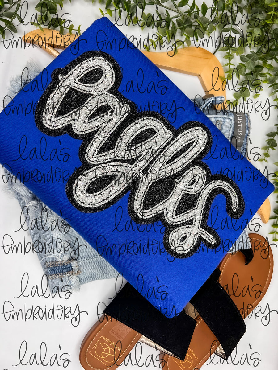 EAGLES Double Stack Team Applique Design – Lalasembroiderydesigns