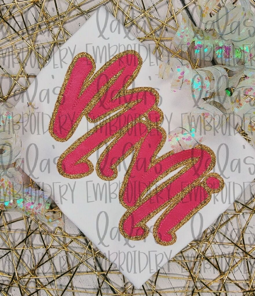 Mini Double Stack Applique Design – Lalasembroiderydesigns
