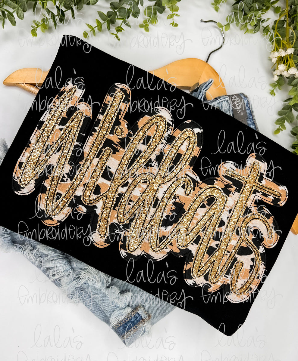 Wildcats Double Stack Applique Design – Lalasembroiderydesigns
